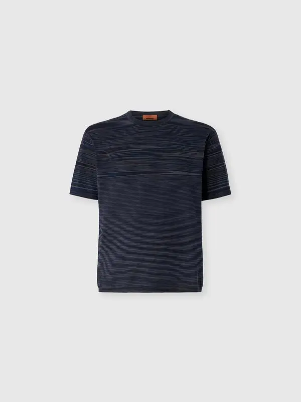 Missoni Space-dye Mercerized Cotton Crewneck T-shirt