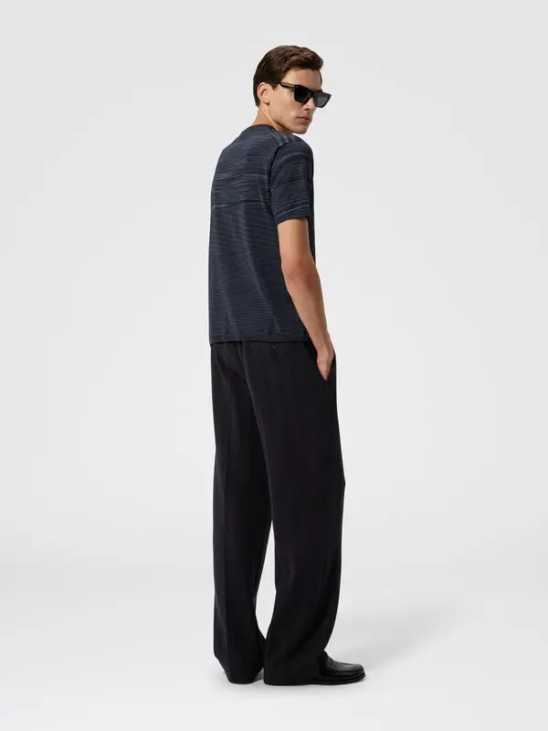 Missoni Space-dye Mercerized Cotton Crewneck T-shirt