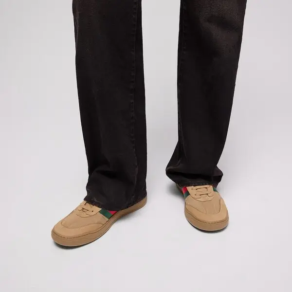 Gucci Screener Padded Nylon Sneakers With Web Detail