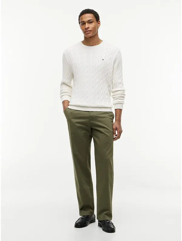 Tommy Hilfiger Cable Knit Crewneck Sweater