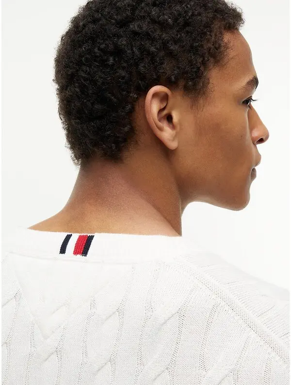 Tommy Hilfiger Cable Knit Crewneck Sweater