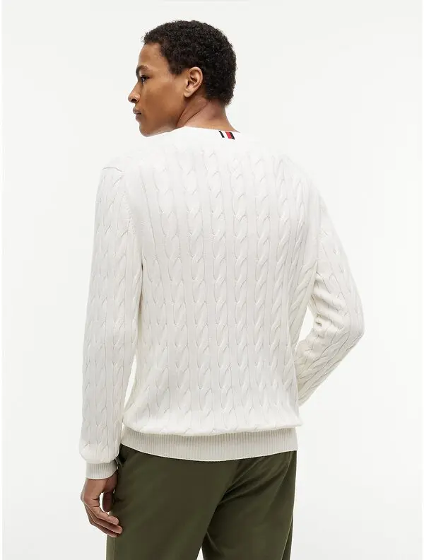Tommy Hilfiger Cable Knit Crewneck Sweater