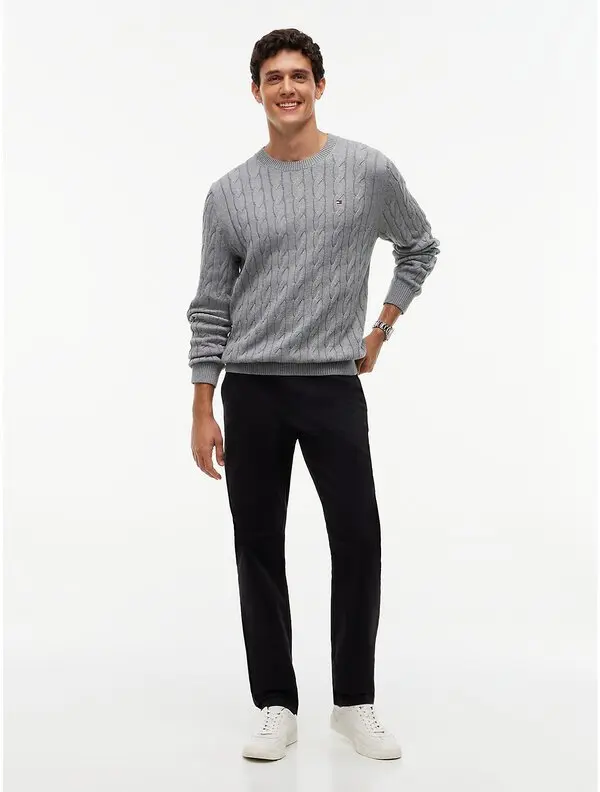 Tommy Hilfiger Cable Knit Crewneck Sweater