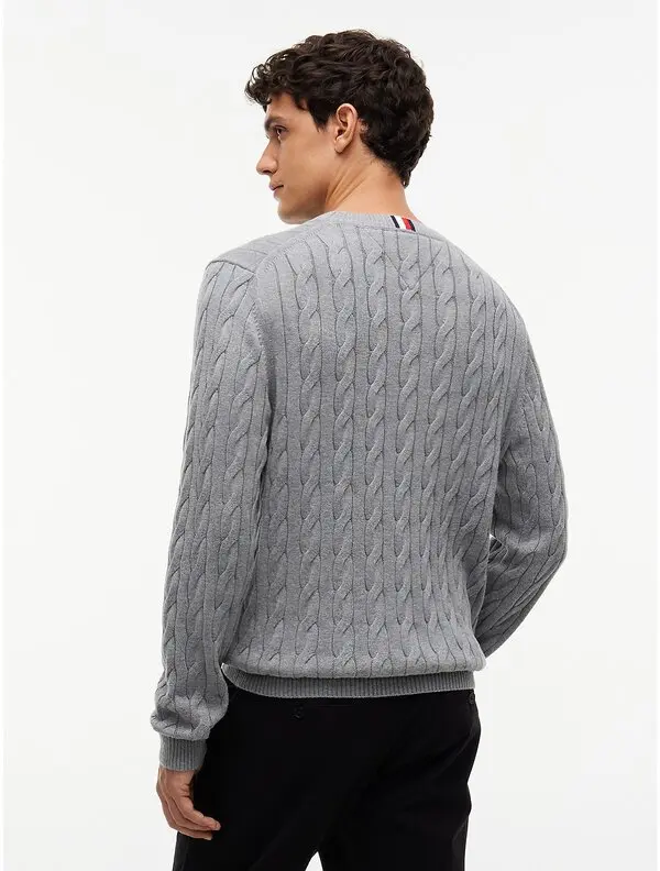 Tommy Hilfiger Cable Knit Crewneck Sweater
