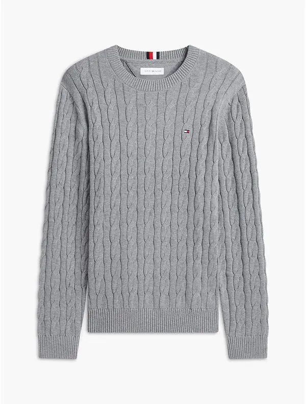 Tommy Hilfiger Cable Knit Crewneck Sweater