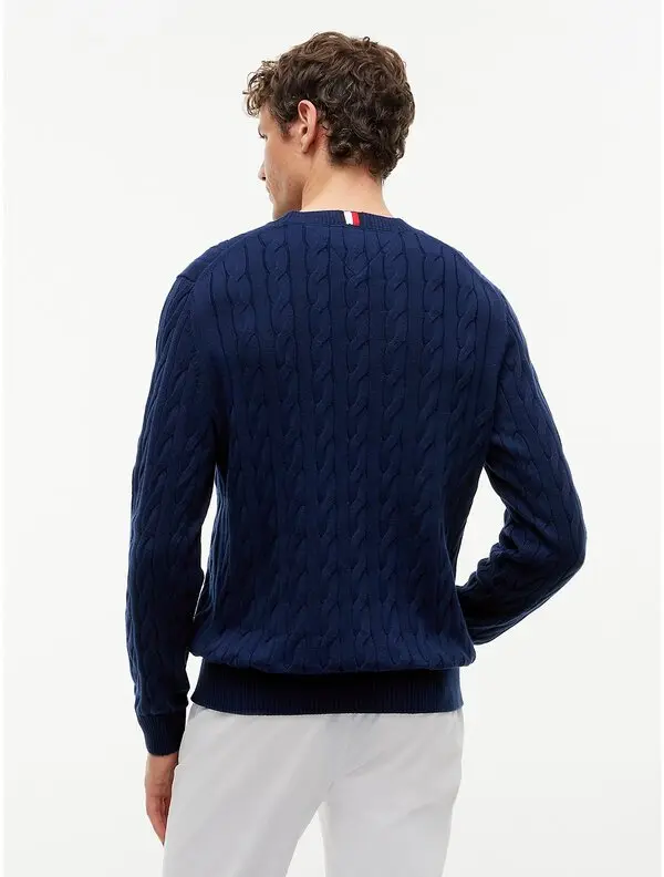 Tommy Hilfiger Cable Knit Crewneck Sweater