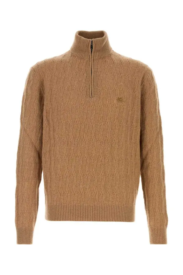 Etro Camel Cashmere Sweater