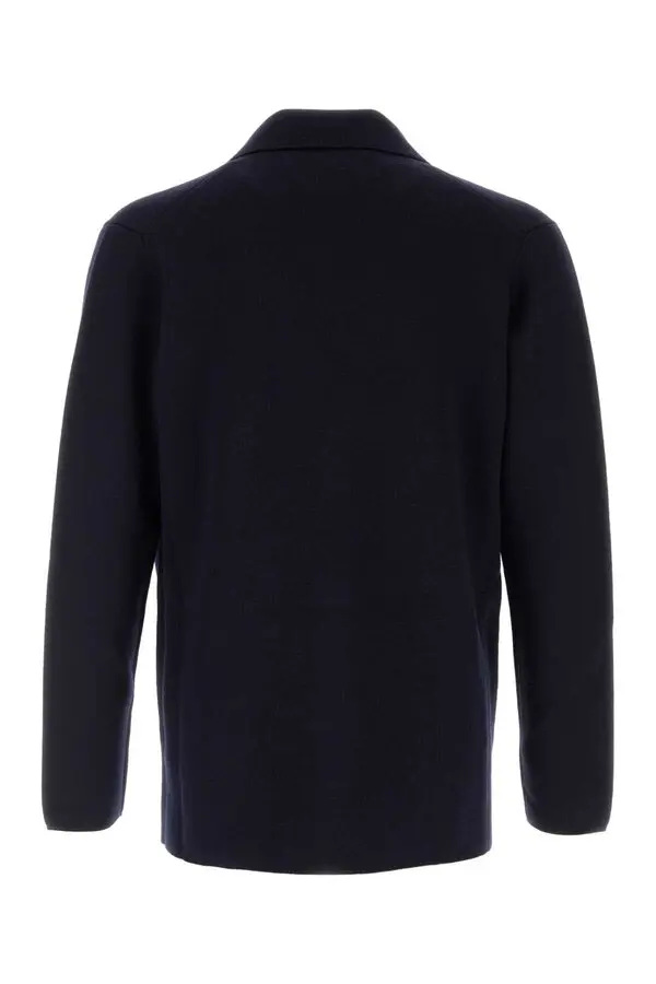 Etro Navy Wool Blend Blazer