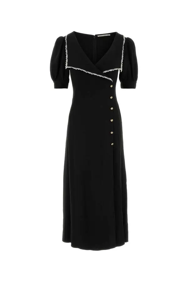 Alessandra Rich Stretch Cady Dress