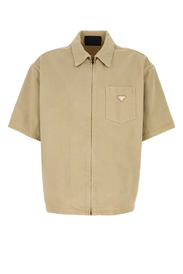 Prada Beige Denim Shirt