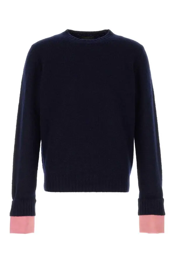Prada Navy Wool Sweater