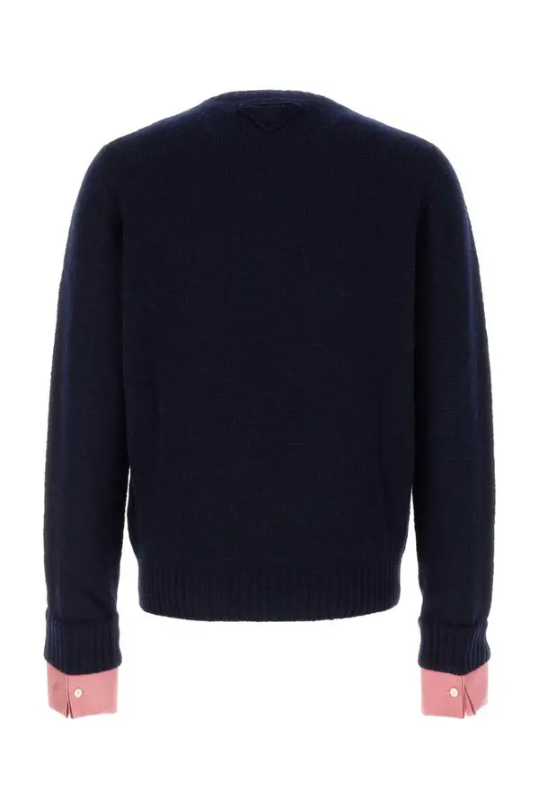 Prada Navy Wool Sweater