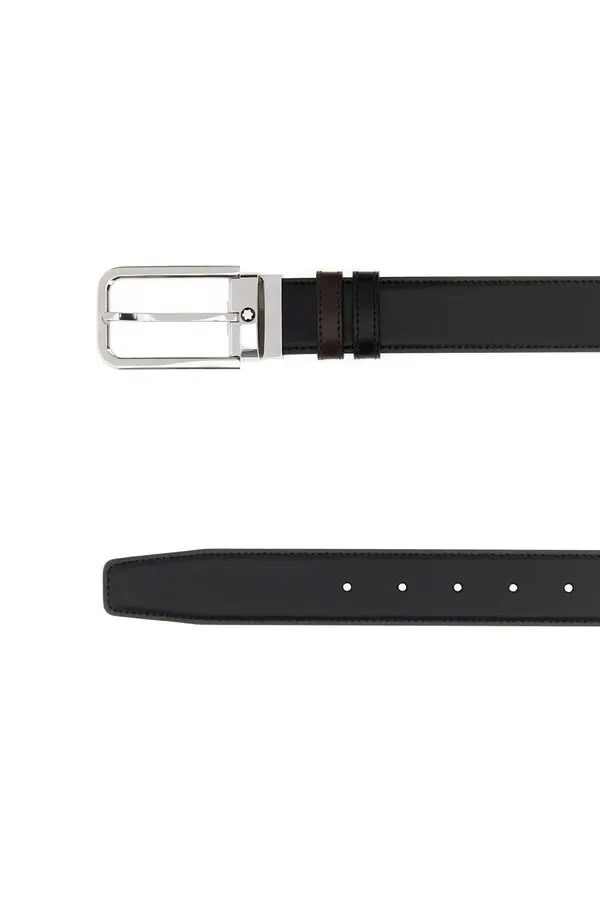 Montblanc Leather Reversible Belt