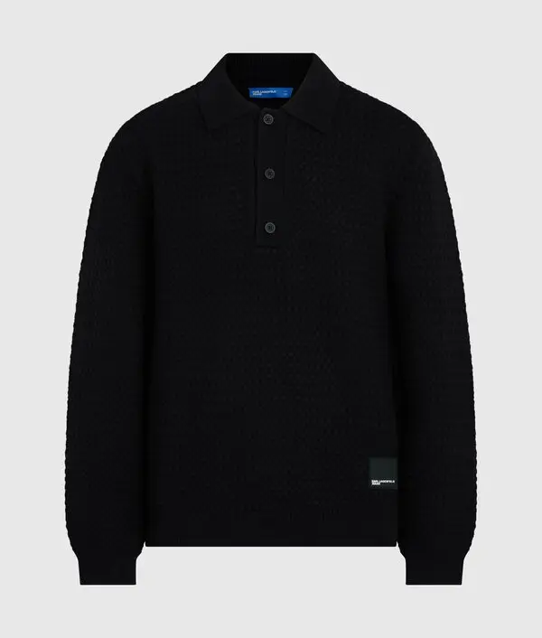 KL JEANS Long-sleeved Knit Polo