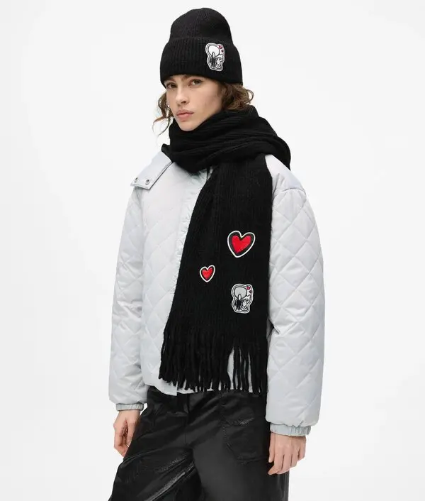 Karl Lagerfeld Ikon Patch Scarf