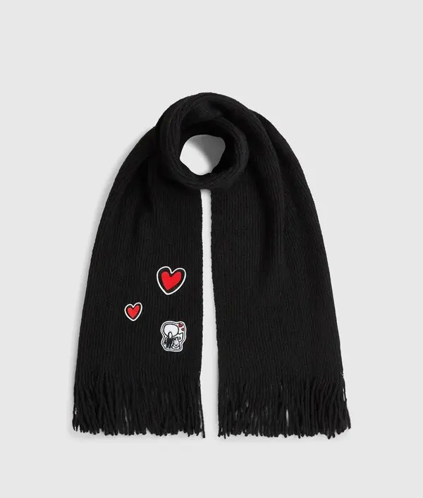Karl Lagerfeld Ikon Patch Scarf