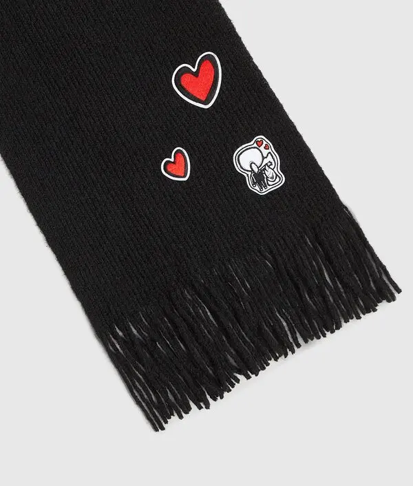 Karl Lagerfeld Ikon Patch Scarf