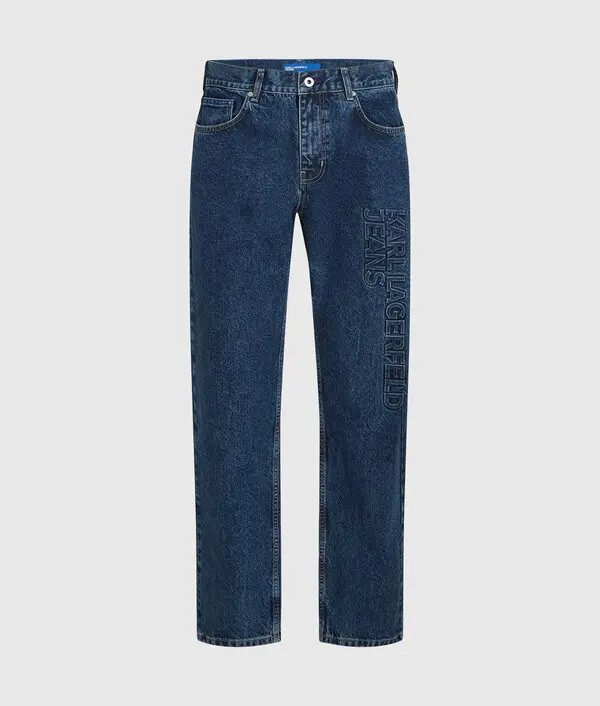 KL JEANS Jeans Straight-leg Logo Denim Jeans