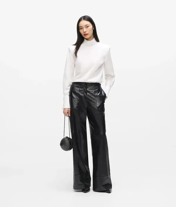 Karl Lagerfeld High Neck Blouse