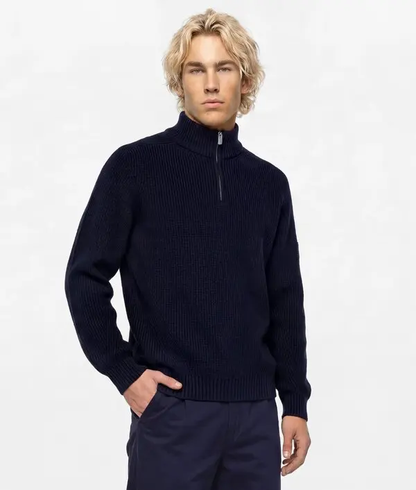 KL JEANS Jeans Half-zip Box Logo Sweater