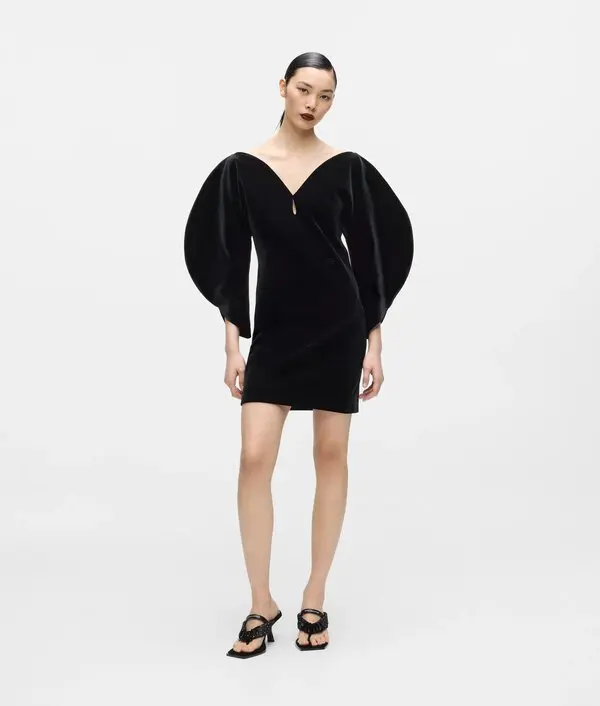 Karl Lagerfeld Kl Studio Cocoon Dress - Black