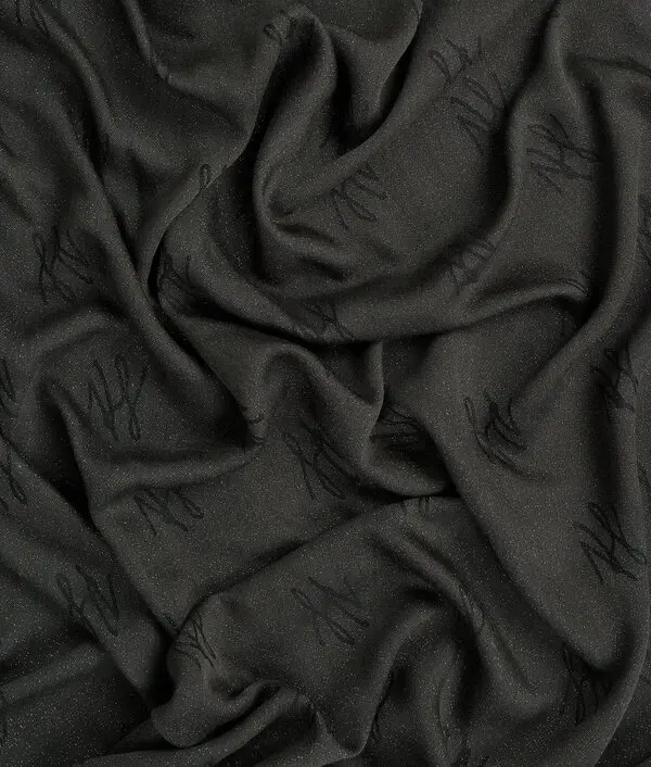 Karl Lagerfeld K/autograph Shimmer Jacquard Scarf