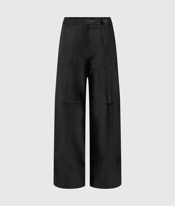Karl Lagerfeld Wide-leg Leather Pants