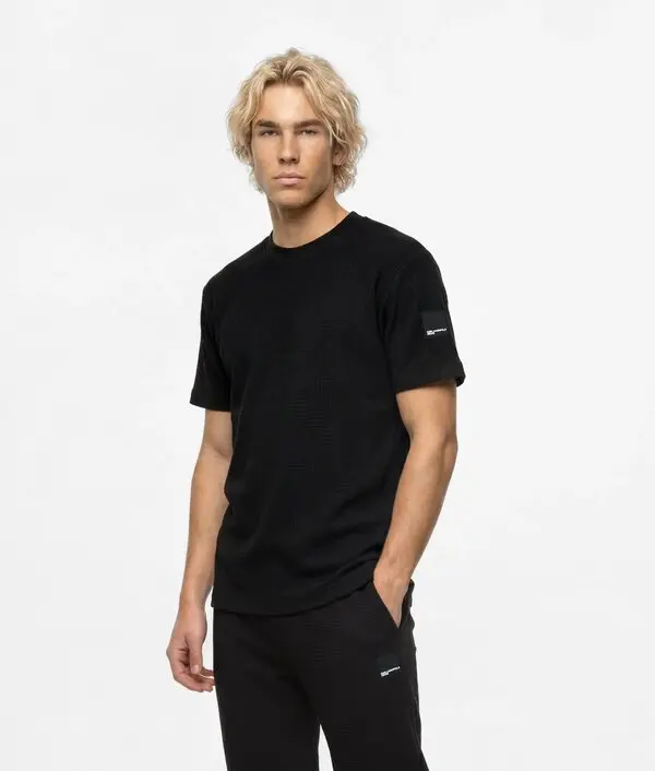 KL JEANS Waffle Box Logo T-shirt