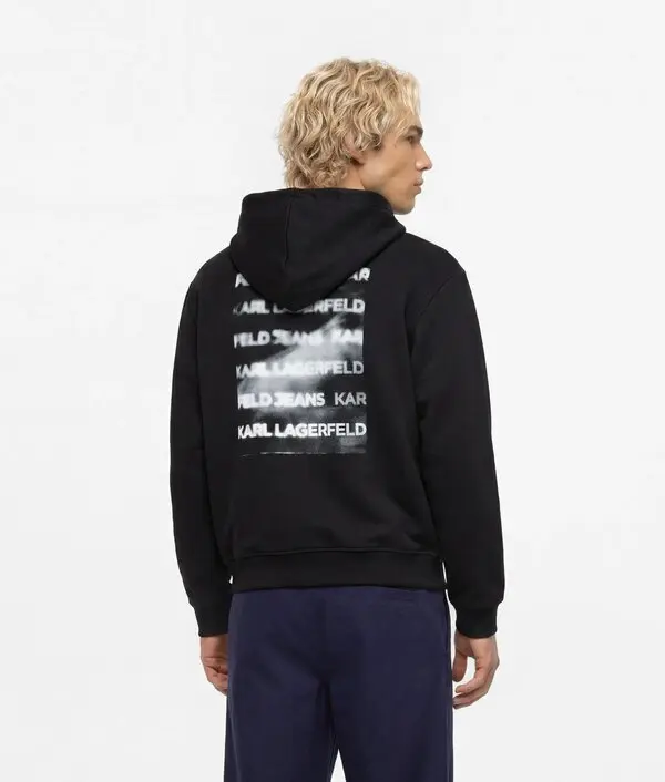 KL JEANS Ombré Box Logo Hoodie