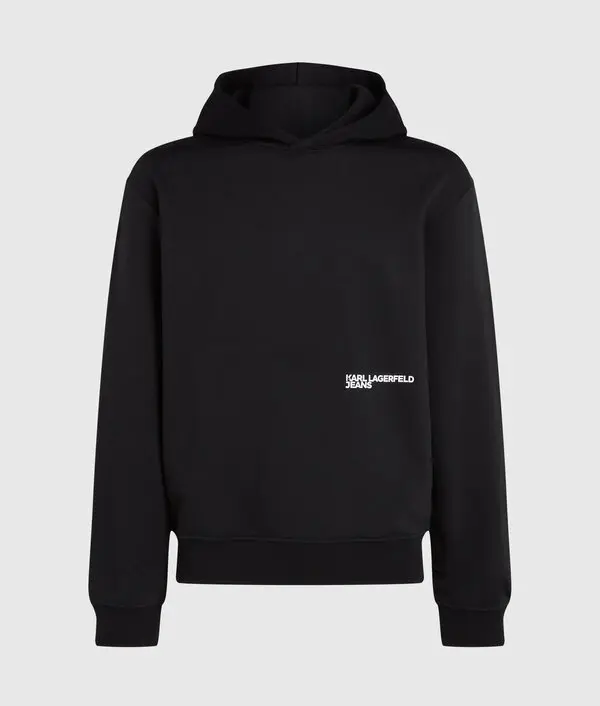 Karl Lagerfeld Ombré Box Logo Hoodie
