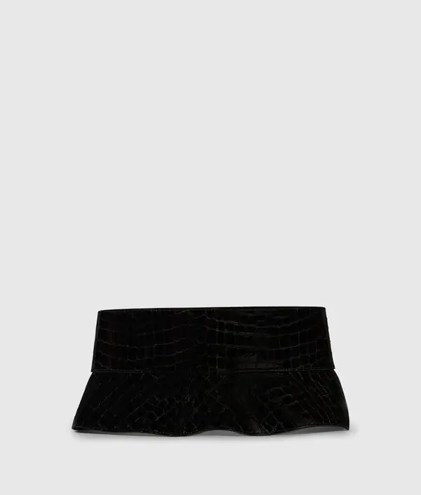Karl Lagerfeld K/autograph Croco Corset Belt
