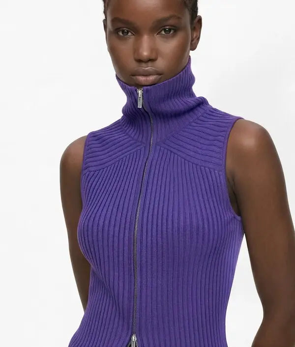 KL JEANS Zipped Knit Vest