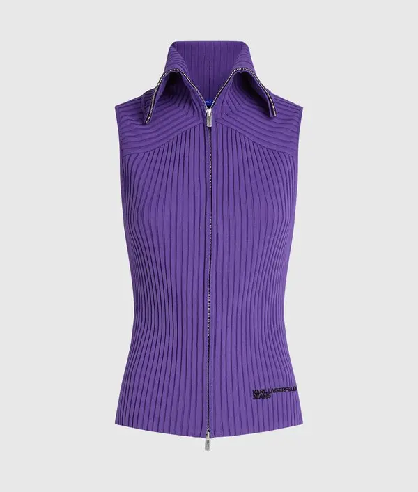 KL JEANS Zipped Knit Vest