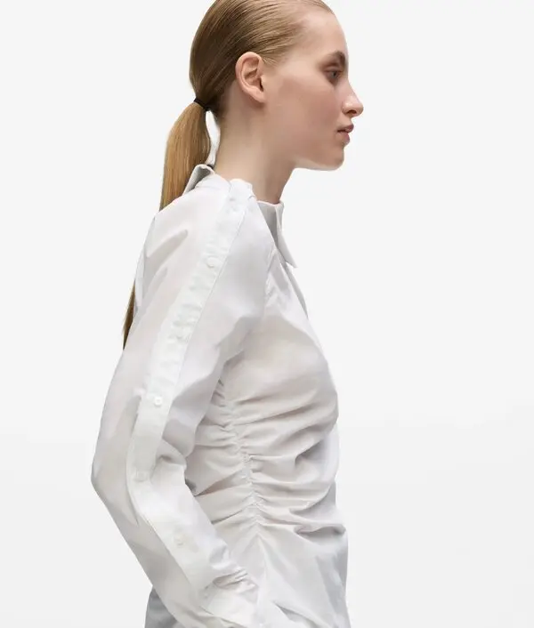 Karl Lagerfeld Asymmetric Button Shirt