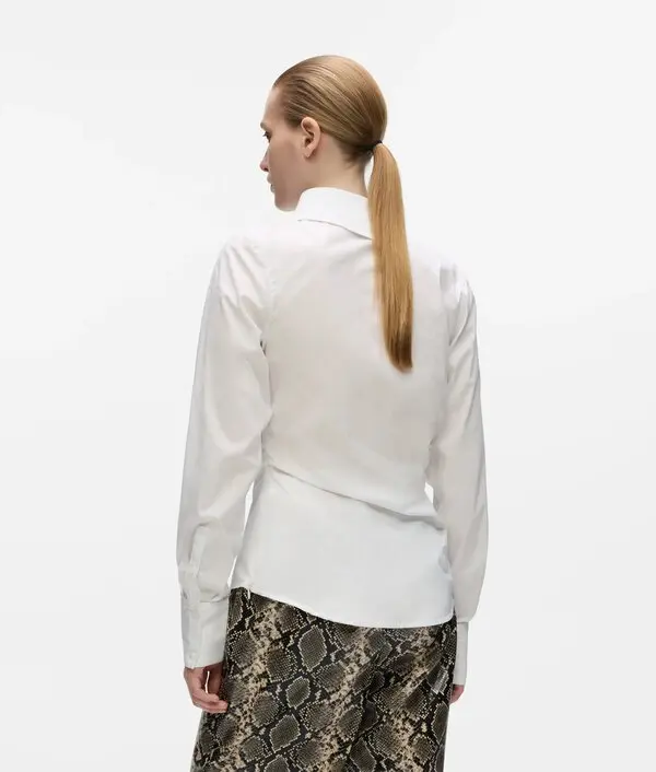 Karl Lagerfeld Asymmetric Button Shirt