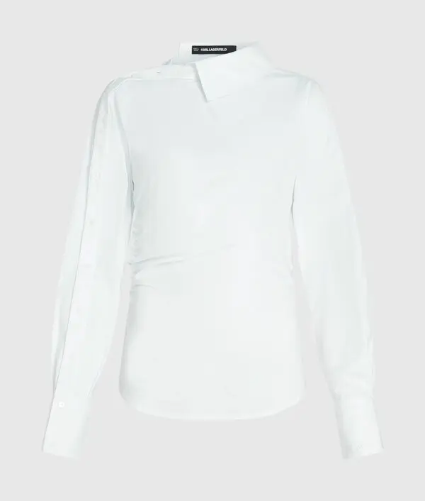 Karl Lagerfeld Asymmetric Button Shirt
