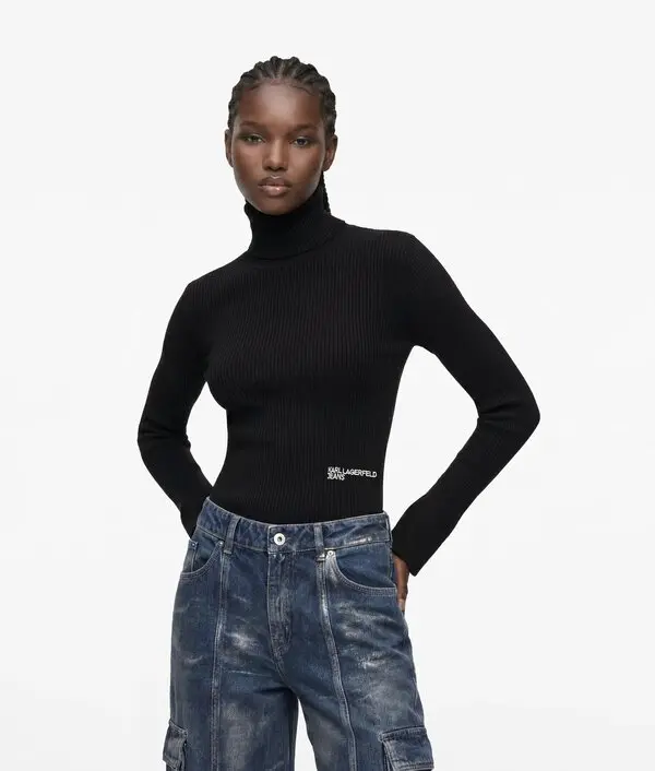KL JEANS Jeans Ribbed Rollneck Sweater
