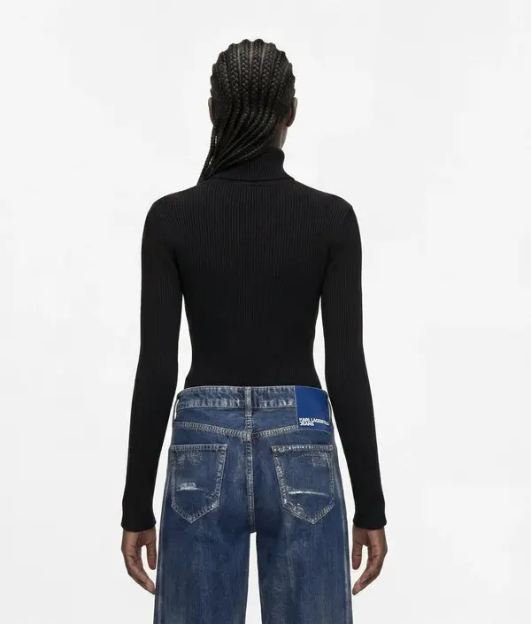 KL JEANS Jeans Ribbed Rollneck Sweater