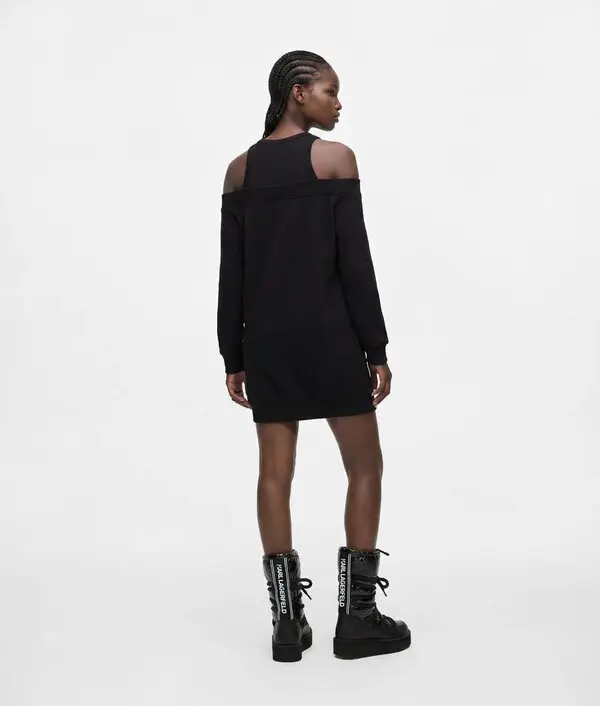 KL JEANS Cold-shoulder Sweat Dress