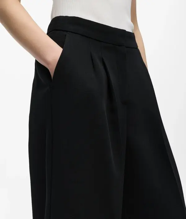 Karl Lagerfeld Wide-leg Tailored Trousers