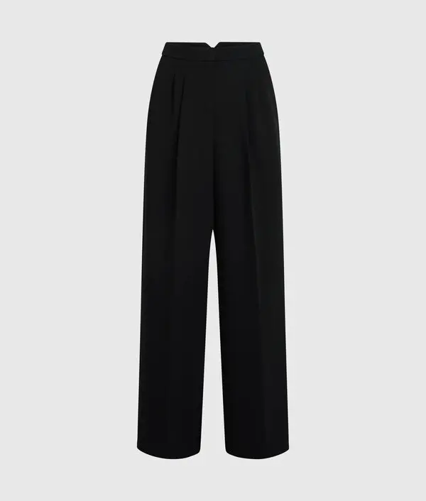 Karl Lagerfeld Wide-leg Tailored Trousers