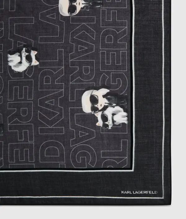 Karl Lagerfeld Ikon Modal-blend Scarf