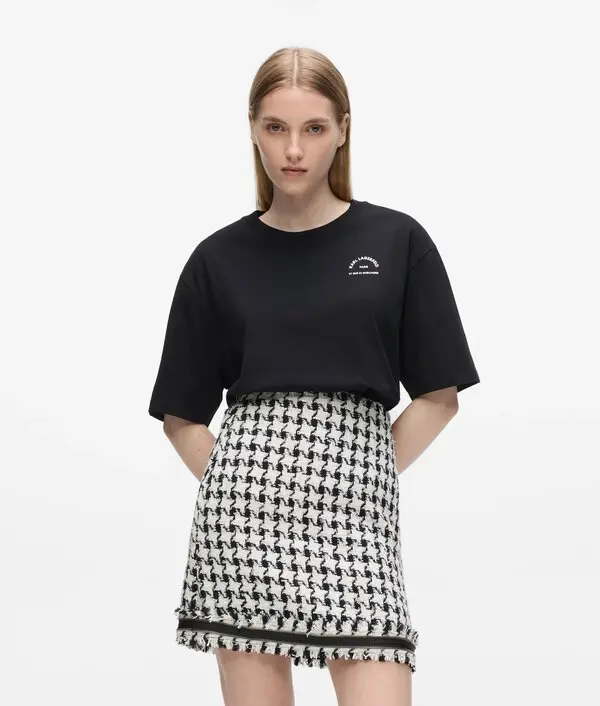 Karl Lagerfeld Rue St-guillaume Oversized T-shirt - Black