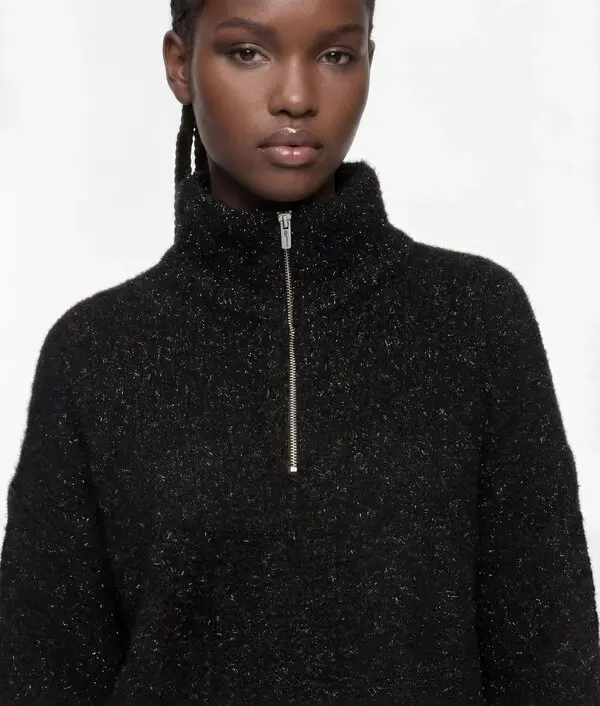 KL JEANS Jeans Fluffy Half-zip Sweater