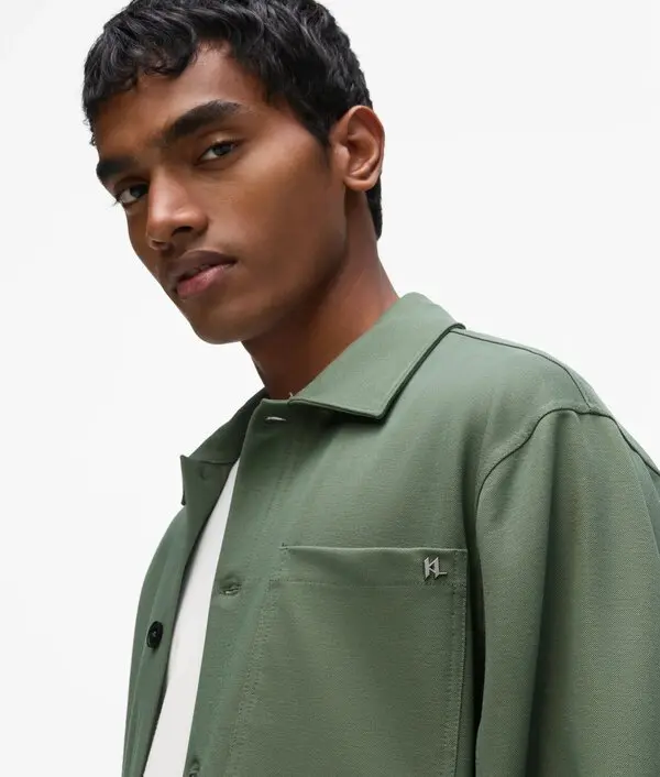 Karl Lagerfeld Buttoned Overshirt - Thyme