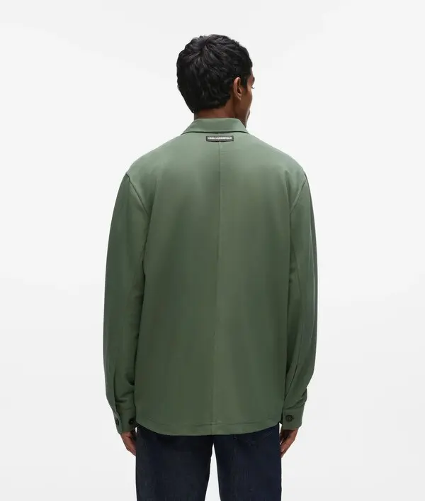Karl Lagerfeld Buttoned Overshirt - Thyme