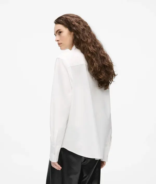 Karl Lagerfeld Ikon Buttoned Cotton Shirt