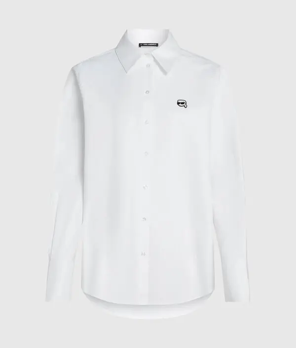 Karl Lagerfeld Ikon Buttoned Cotton Shirt
