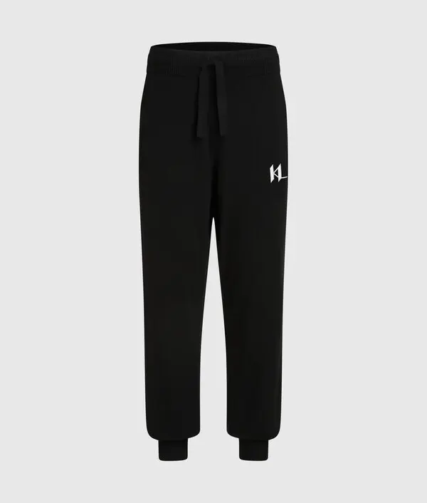 Karl Lagerfeld Monogram Cashmere Blend Loungewear Pants