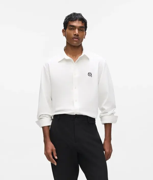 Karl Lagerfeld Ikon Oxford Cotton Shirt